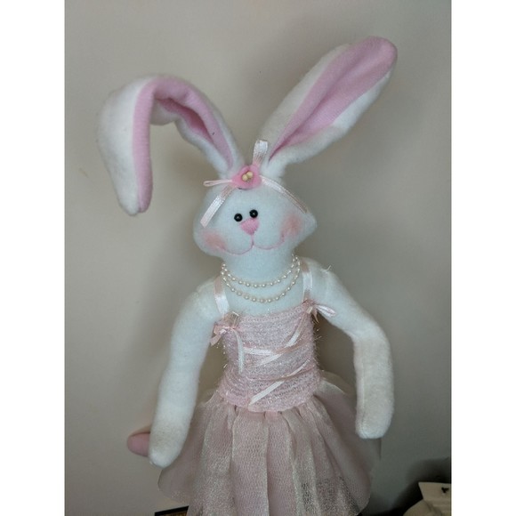 GANZ | Toys | Ballerina Bunny Ganz Wooden Stand Rabbit 7 Pink Tutu ...
